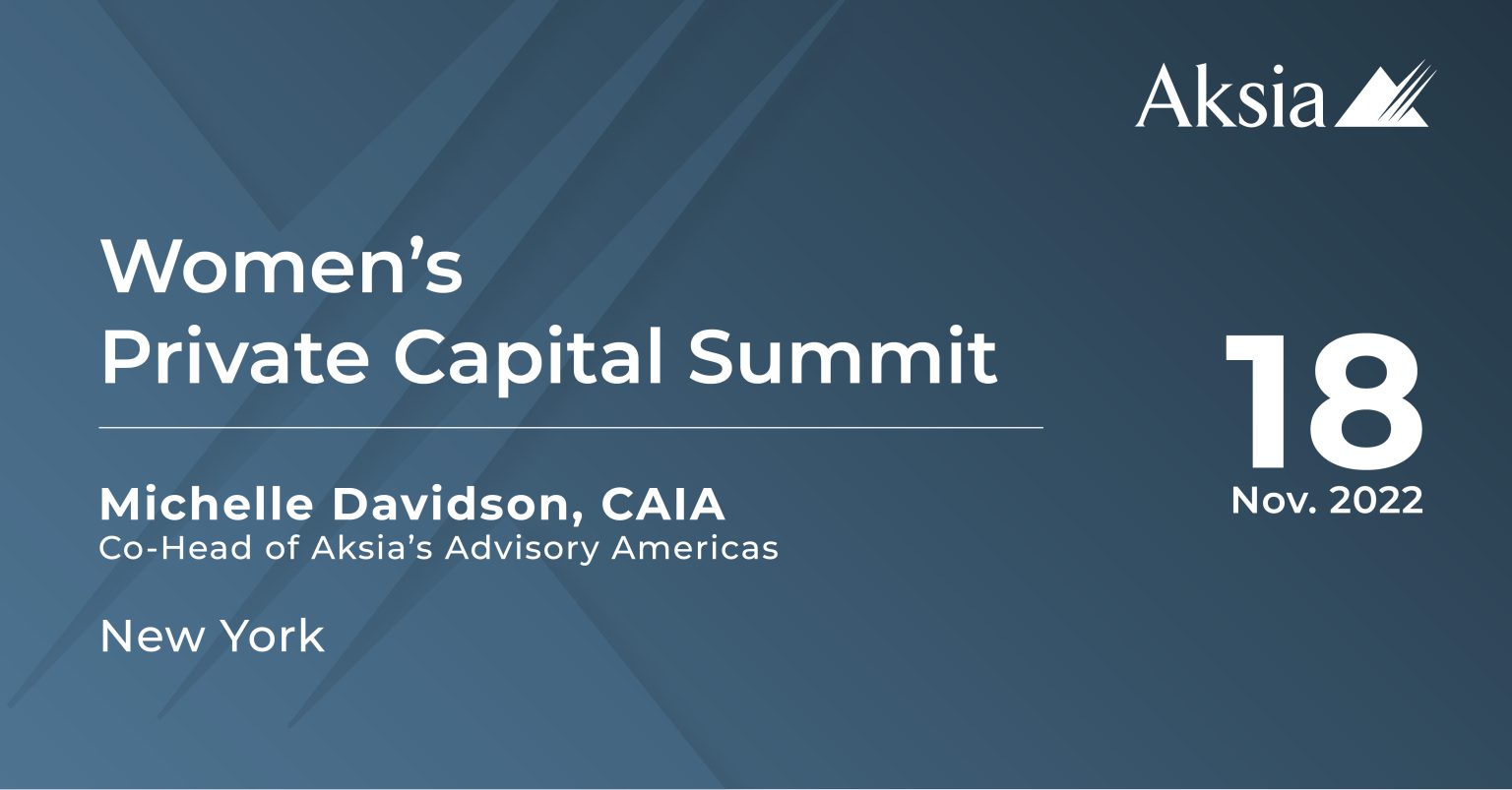 Women’s Private Capital Summit - Aksia : Aksia